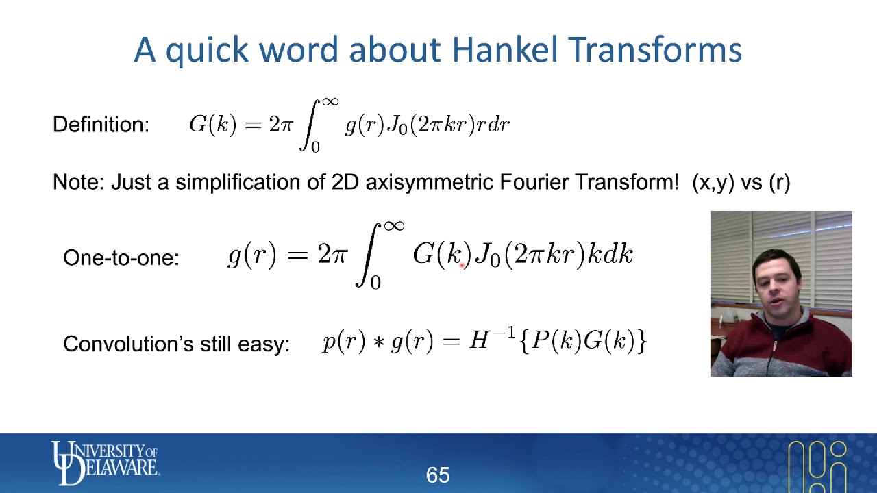 TDTR Theory 5: Primer on Hankel Transforms