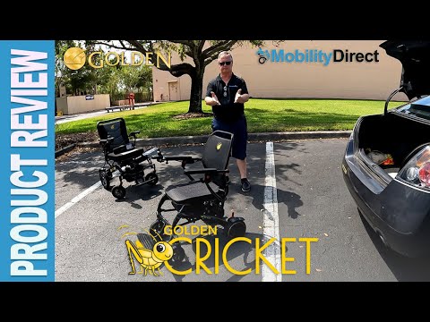 🧑🦼Golden Technologies Cricket Folding Power Wheelchair Review GP302