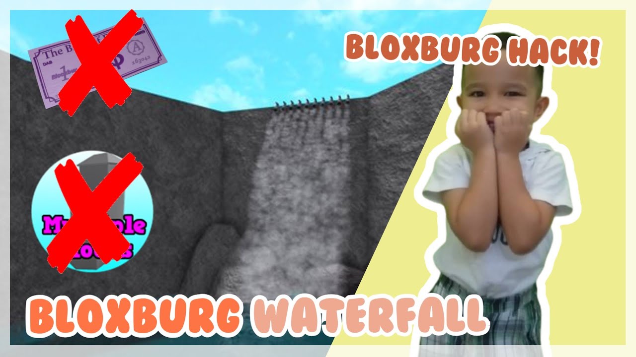 HOW TO MAKE A BLOXBURG WATERFALL || NO BLOCKBUX!!