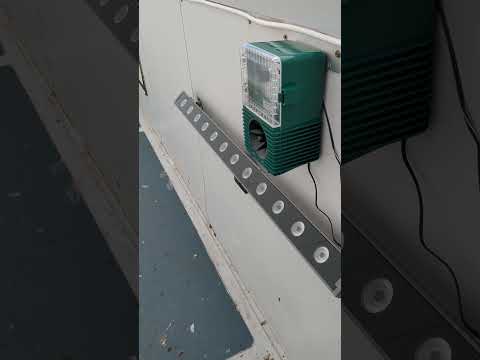Bird scarer fitted for pigeon and gull control.