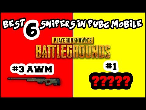 6 BEST SNIPERS IN PUBG Mobile 2020 RANKED FROM WORST TO BEST