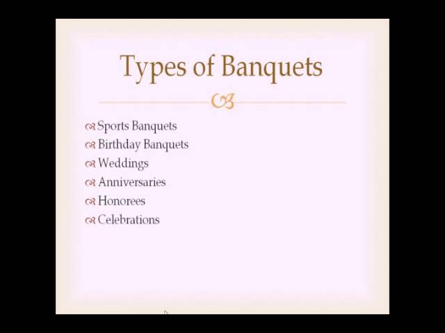 Exploring the Different Types of Banquets and Their Significance | Galaxy