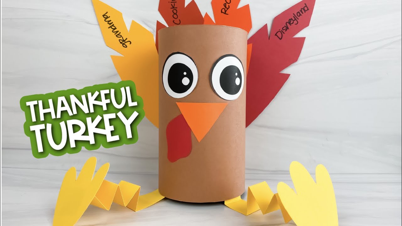 Thankful Turkey Craft For Kids