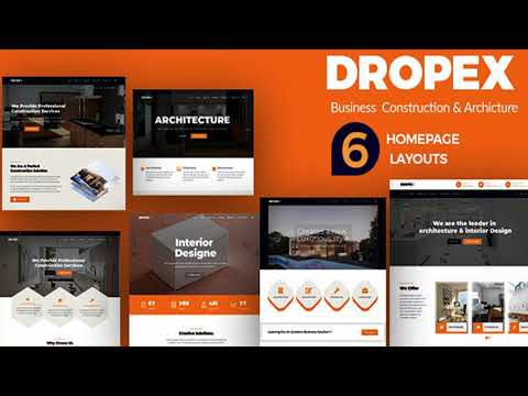 Dropex - Business Construction & Architecture Template | Themeforest Website Templates and Themes