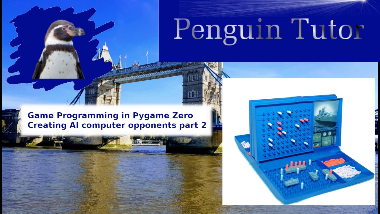 Game Programming with Pygame Zero - Creating computer opponent with AI part 2
