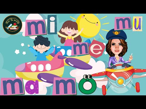 Mm and Vowel Sound Blends | ma, me, mi, mo, mu English Phonics | Consonant-Vowel Pattern