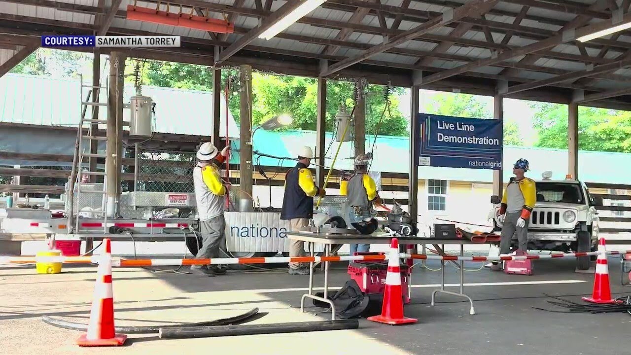 National Grid hosts live wire training