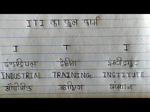 ITI Ka full form