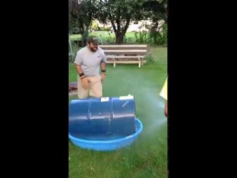 55 Gallon Drum Implosion