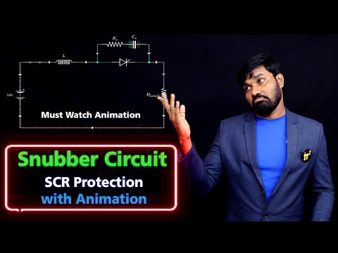 Snubber circuit in power electronics through Animation (Thyristor Protection)