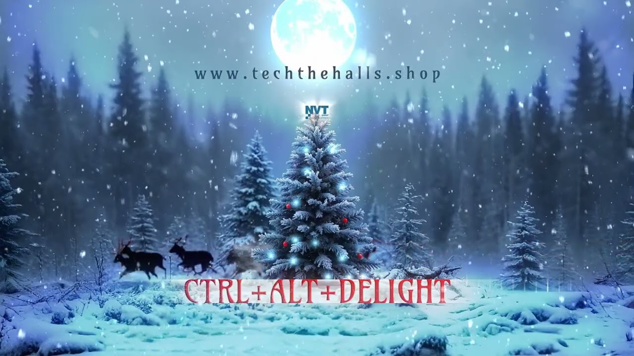 CTRL+ALT+DELIGHT Official Visualiser - Tech The Halls (An NVT Group Christmas)