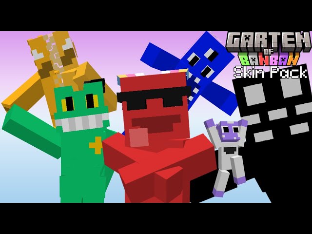 Garten of Banban 0-7 Skin Pack V4.2 Minecraft Texture Pack