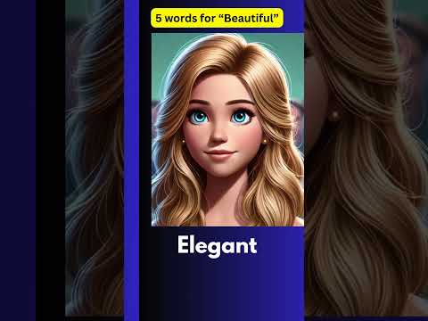 5 words for "beautiful"#shorts #vocabulary #english