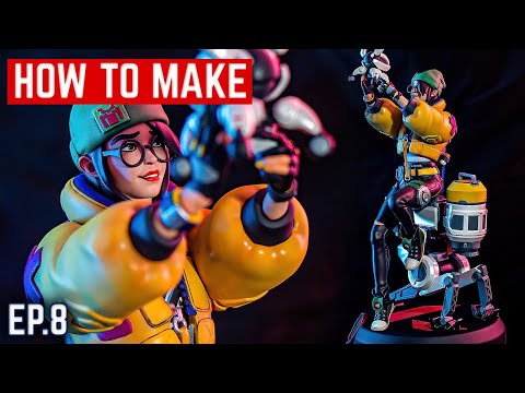 Making Killjoy Custom Statue / Valorant