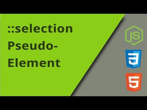 Learn CSS selection Pseudo Element - Mind Luster