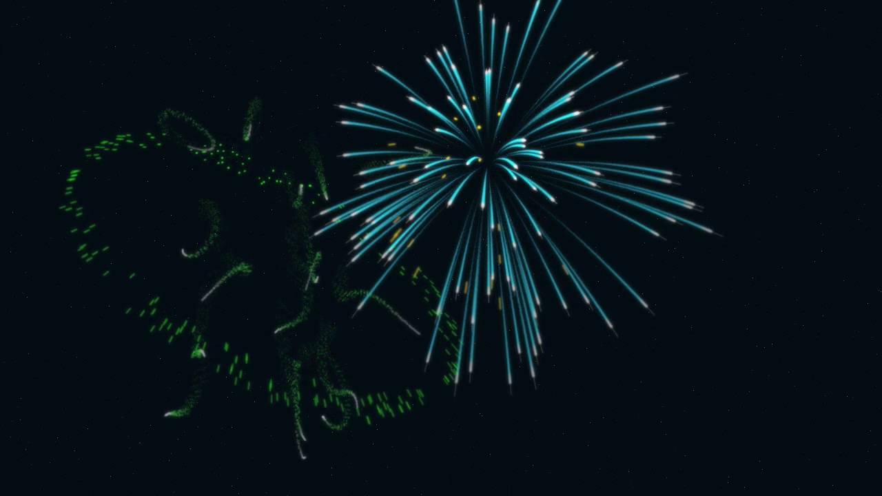 Fireworks animation