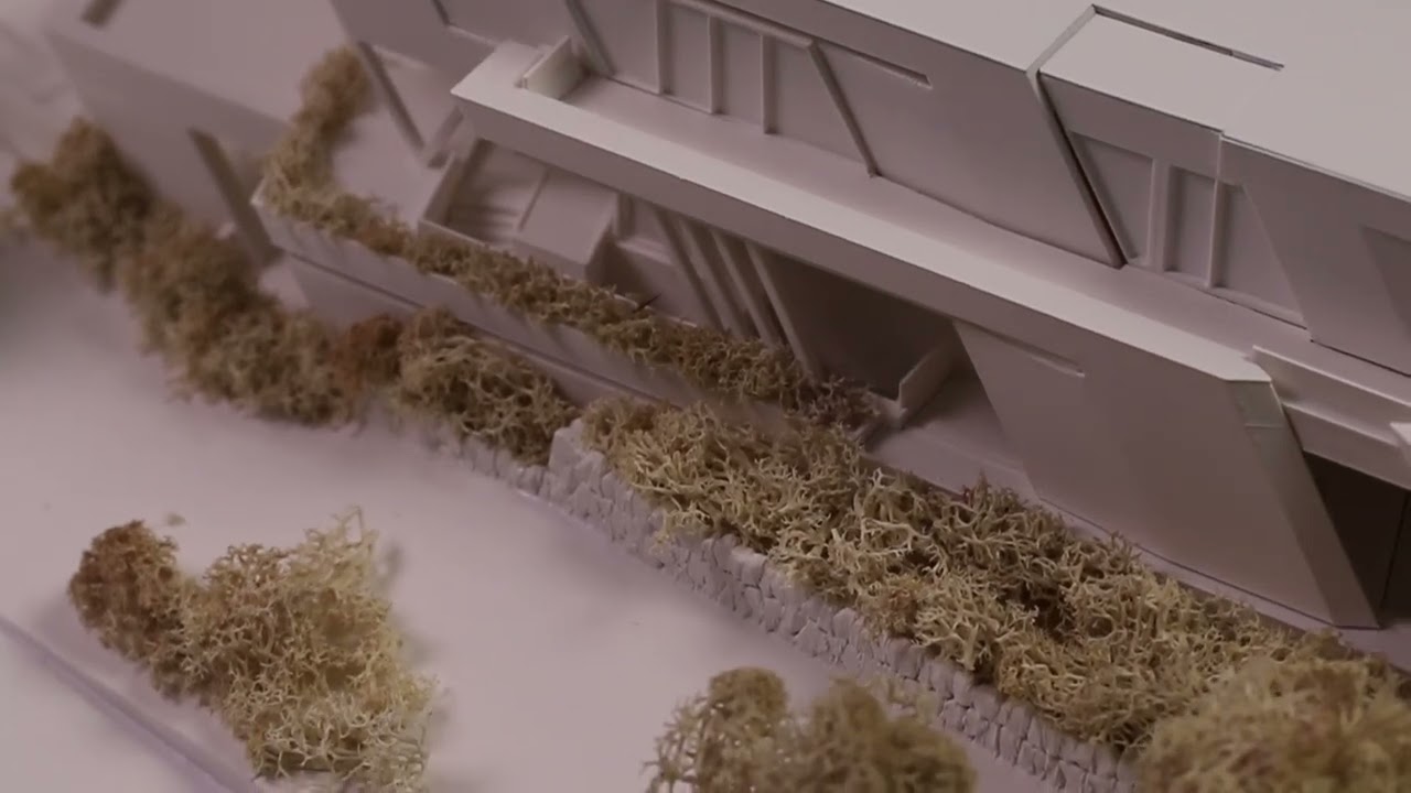 White Architectural Model – Modern House