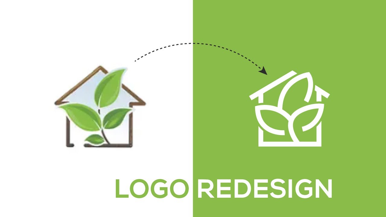 Logo Redesign Process - Adobe illustrator