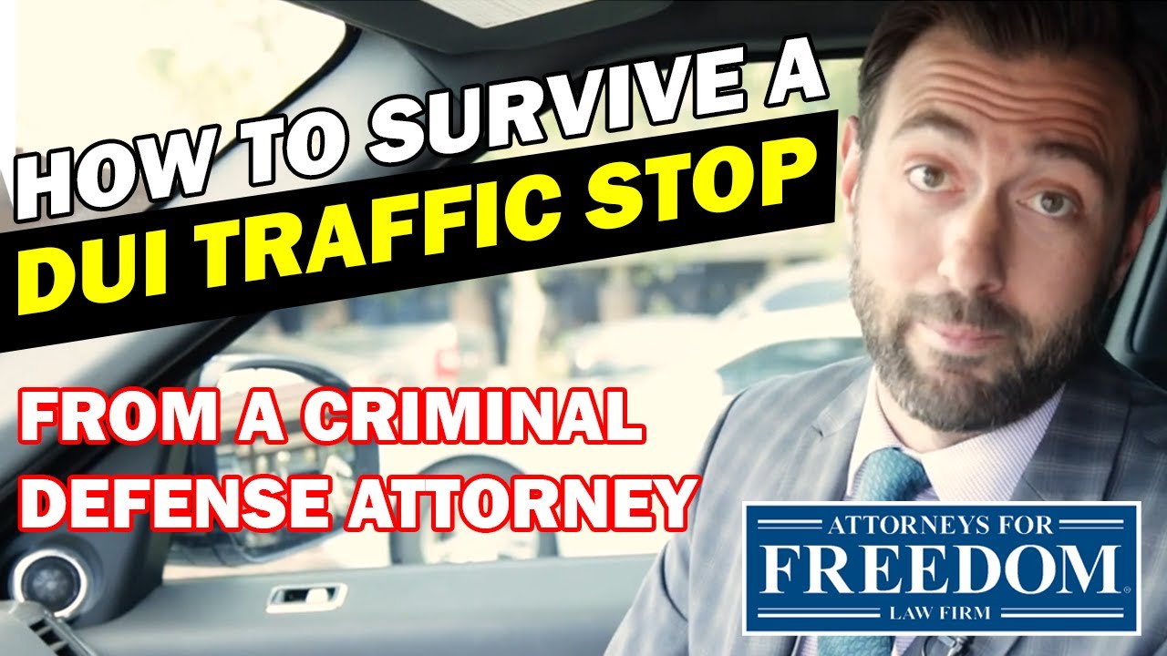 How to Survive a DUI Traffic Stop - Attorney Andrew Marcantel