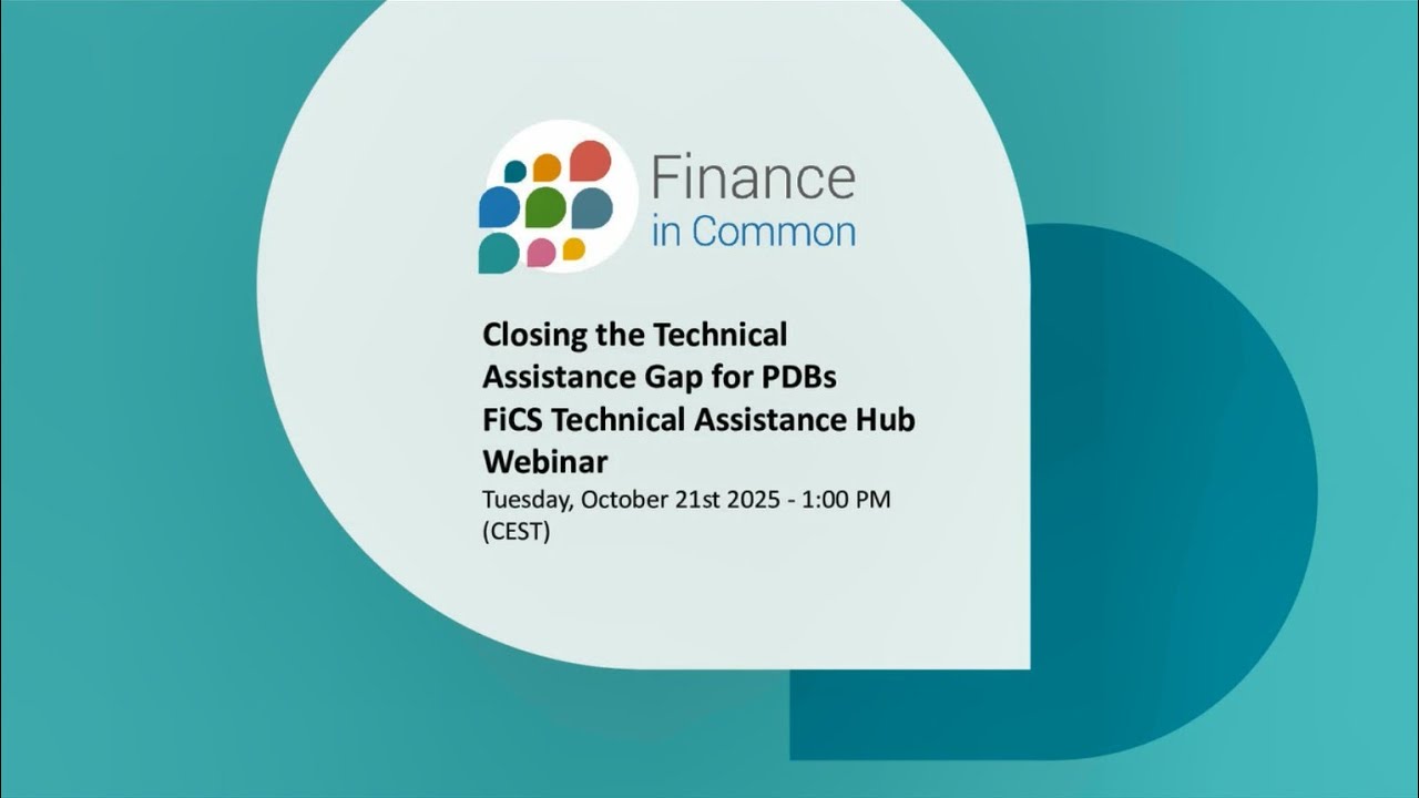 Closing the Technical Assistance Gap for PDBs: FiCS Technical Assistance Hub Webinar