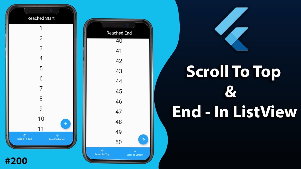 Github Johannesmilkescrolltoexample Lets Use Flutter To Scroll To The Top Of A Listview