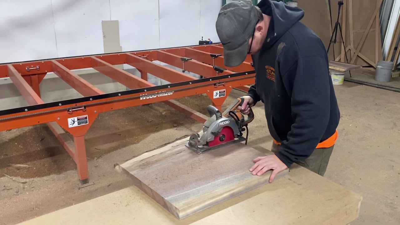 How to build a circle walnut table top!