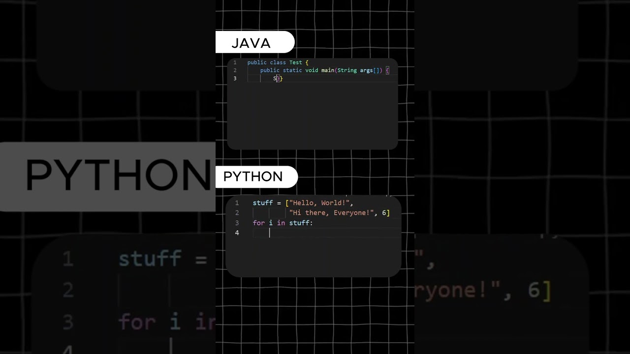 Java vs Python: Which is Better for Developers? 🔥 #Shorts
