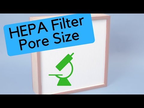 Why does HEPA filters have 0.3 micron pore size?
