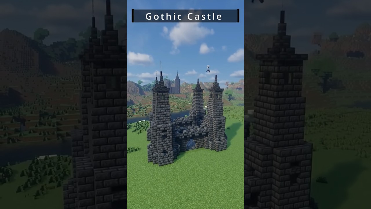 ⚫ Small Gothic Castle ⚫ | Minecraft Timelapse