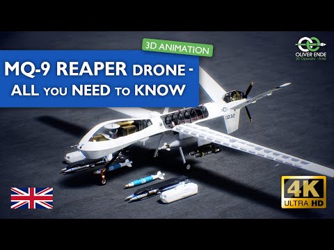 MQ-9 Reaper and Its Weapon Systems: A Detailed Explainer 3D Animation