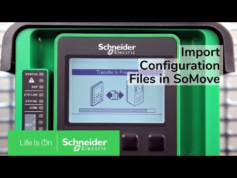 Altivar Process: How to Import Graphic Display Terminal Configuration Files in SoMove