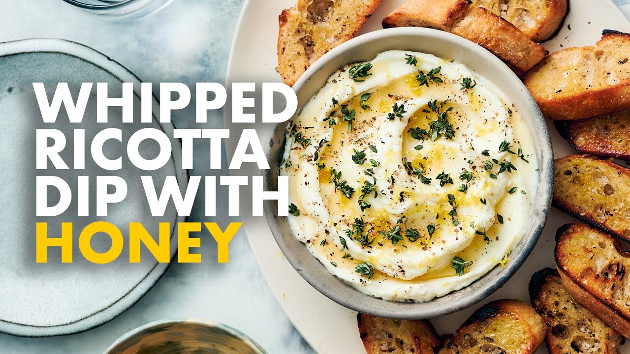 Whipped Ricotta Dip with Honey