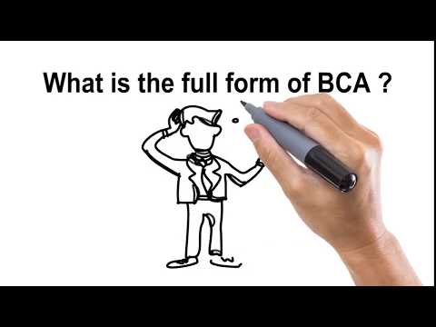 Full Form of BCA, What is the full form of BCA? | BCA ka Full Form | BCA Meaning