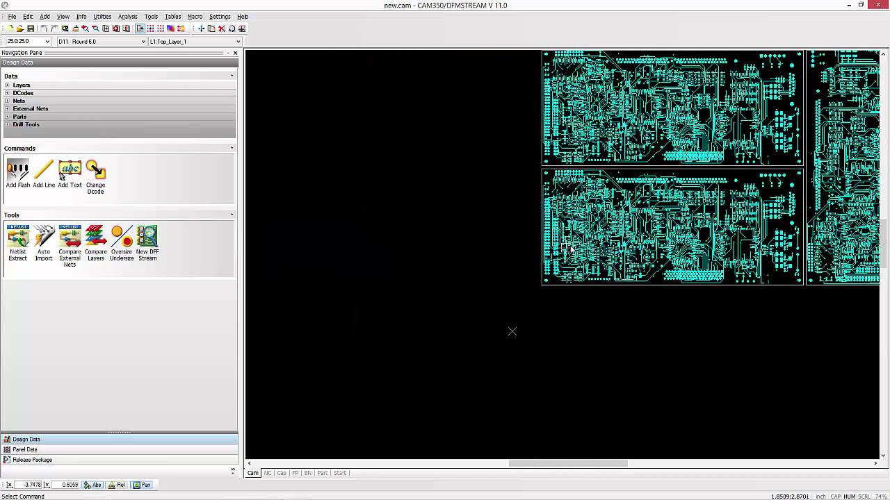 Multi Design Panelization in CAM350