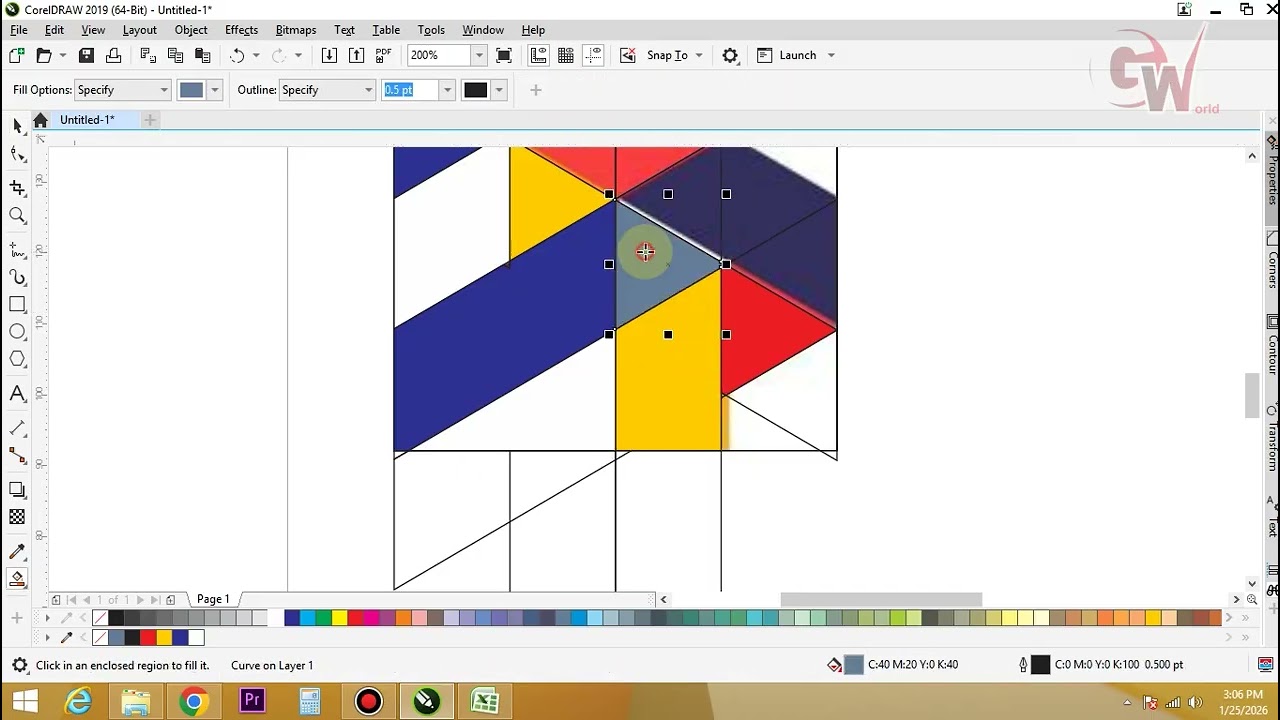 Simple Flyer Design Templates In Coreldraw