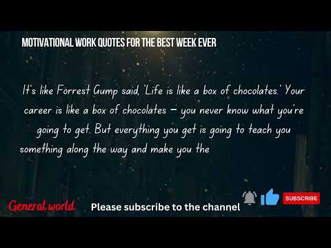 Motivational Work Quotes For The Best Week Ever