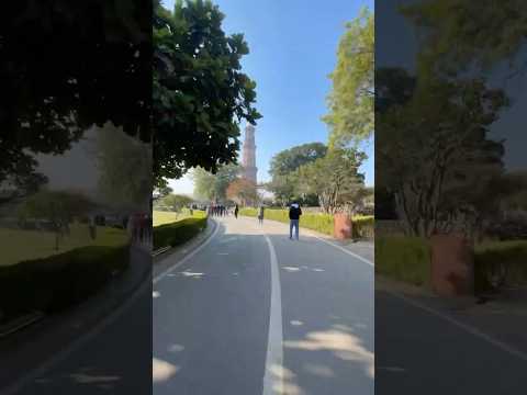 Qutub Minar๐#timelapse #shotiphone #travel #travelvlog #lovestatus #delhi #travelling #love #shorts
