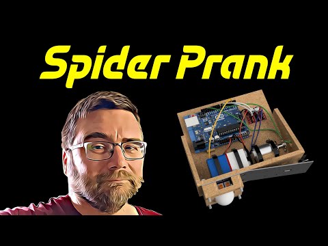 Free STL file Motion sensing spider dropper・3D print design to download ...