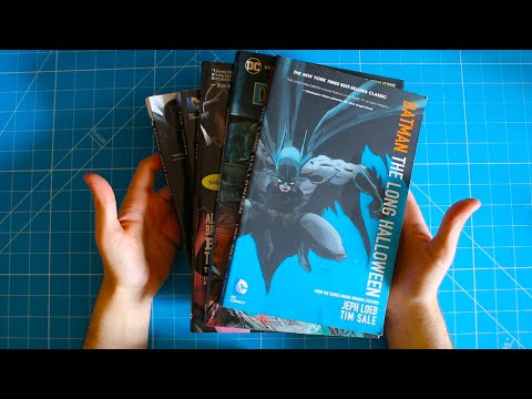 A Selection of Batman Graphic Novels on a Lazy Saturday Afternoon