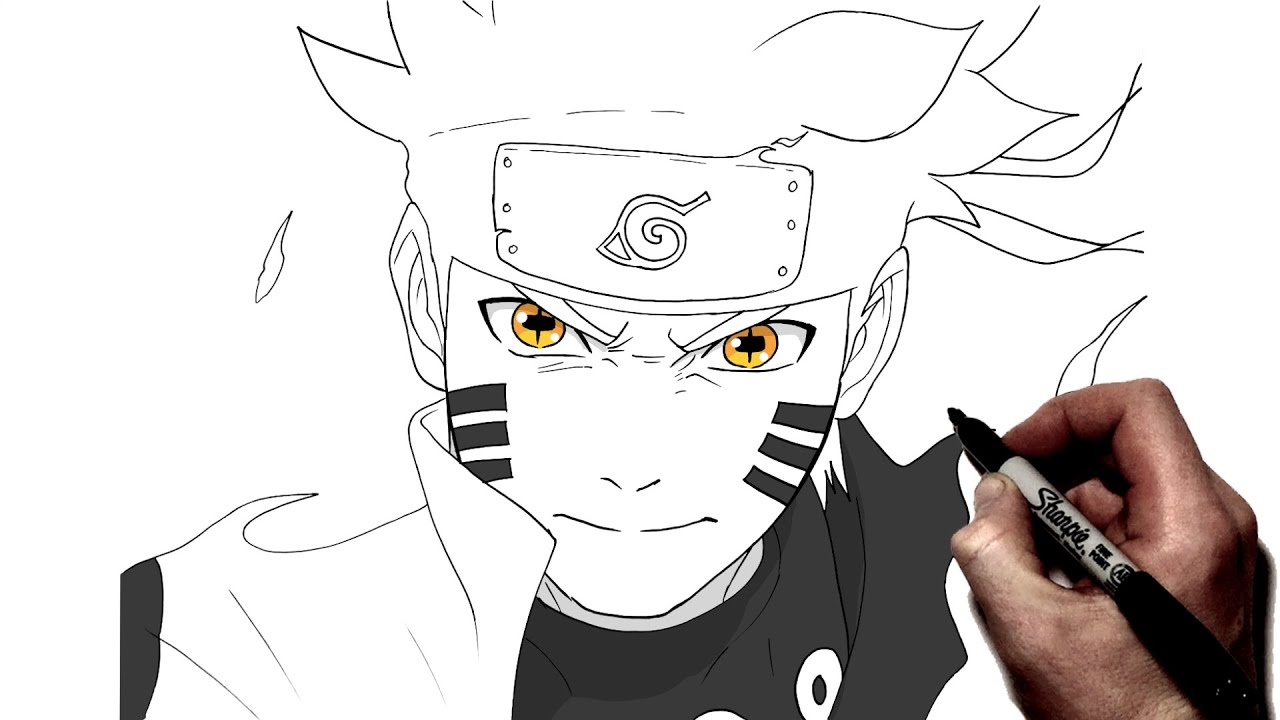 How To Draw Naruto Sage 6 Paths | Step BY Step | Naruto
