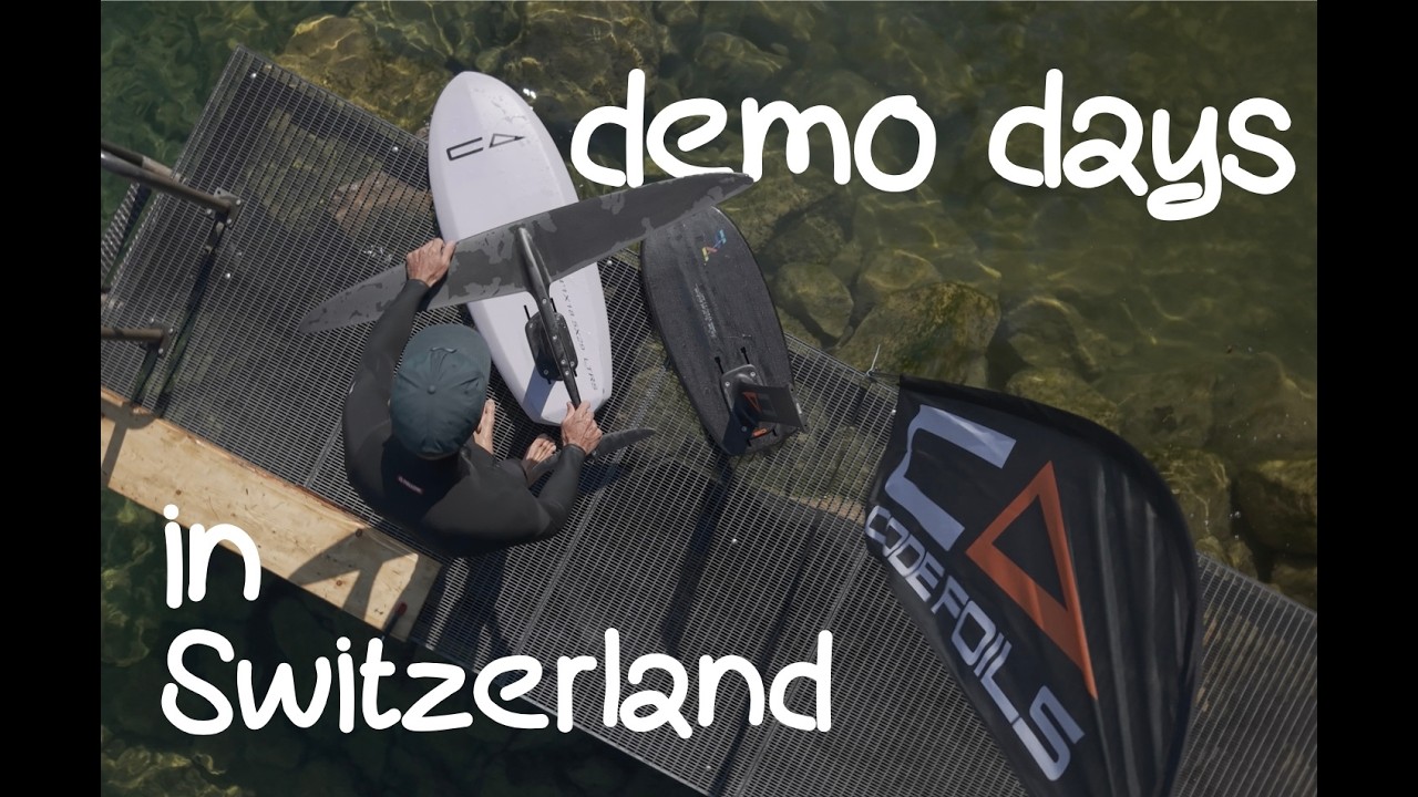 Aussie foilers meet Swiss surfers - Code Foil demo days