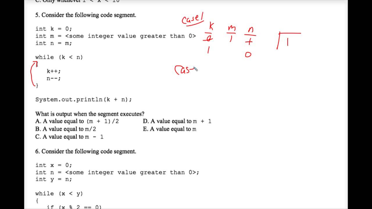 Java Nested Loop Multiple Choice Worksheet 1