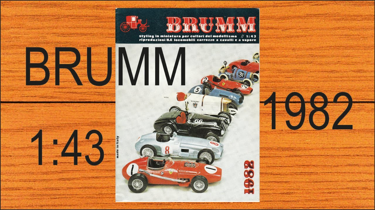 BRUMM 1982 model catalog (Close Up)