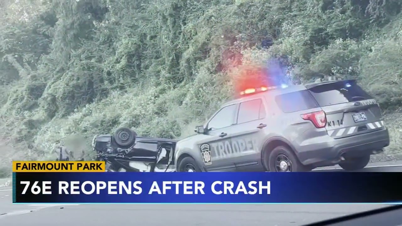 Lanes reopen along Schuylkill Expressway following multi-car crash in Philadelphia