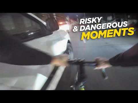 RISKY & DANGEROUS MOMENTS ON MY FIXED GEAR