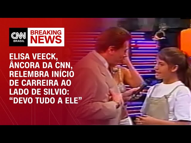 Elisa Veeck relembra início de carreira ao lado de Silvio: “Devo tudo a ...