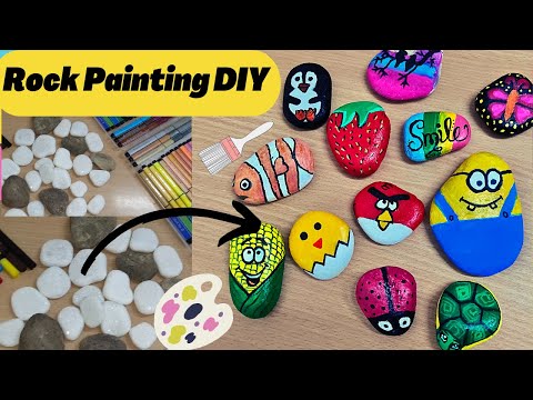 Easy Stone Art Ideas| Painted Rocks| DIY Rock Painting Ideas| Home Decorating ideas| handmade