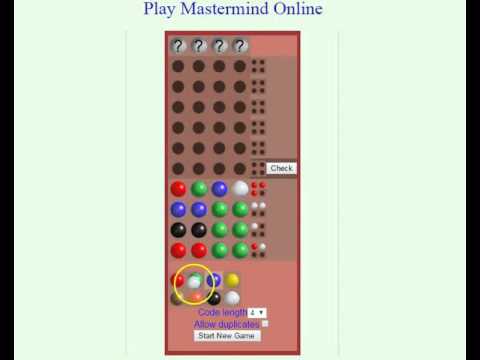 Mastermind (Code Breaker) How to Win