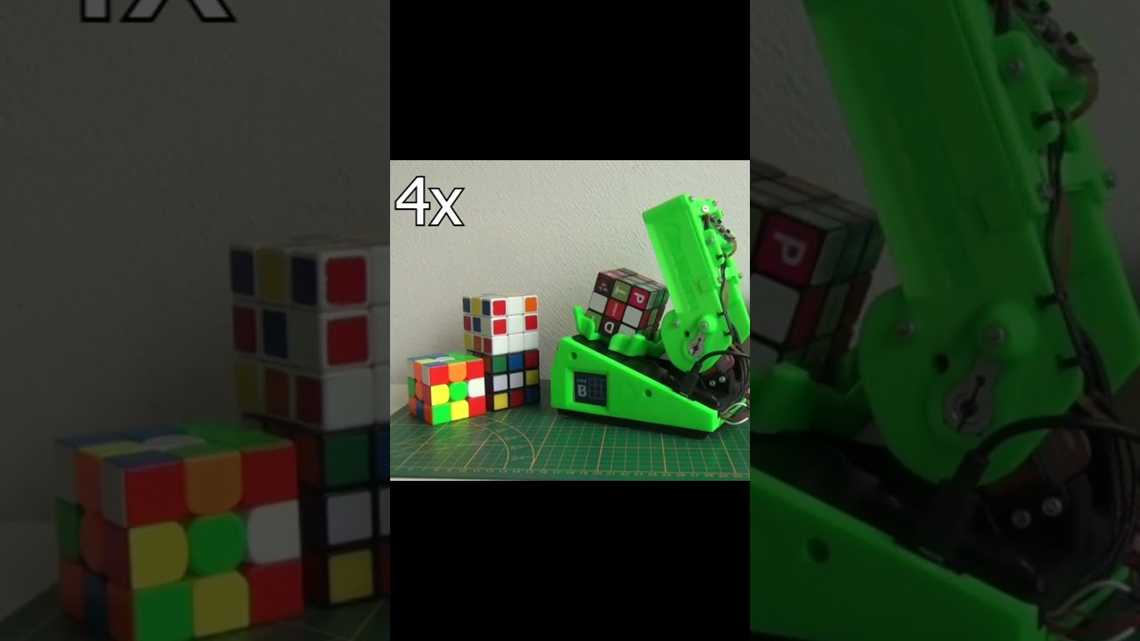 CUBOTino: Rubik's cube solver robot (open source). #rubikscube #robot