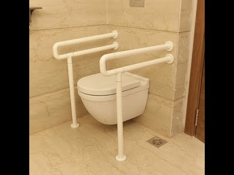 Euronics NGR-03T Anti Bacterial Disable U Shape Grab Bar